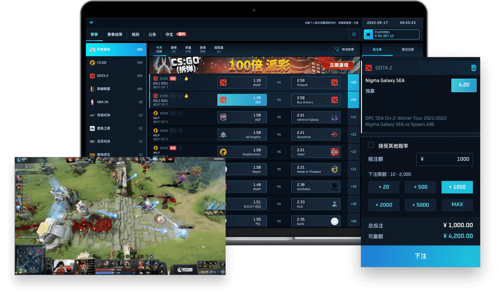 TFGaming asia’s leading esports platform provider esports for all ...